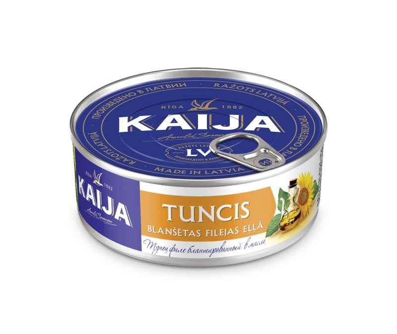 Tuncis blanšēts eļļā 200g - Produkti - Karavela