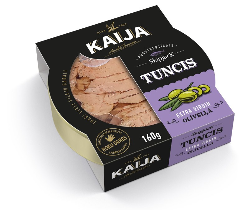 Tuncis Extra Virgin olīveļļā 160g - Produkti - Karavela